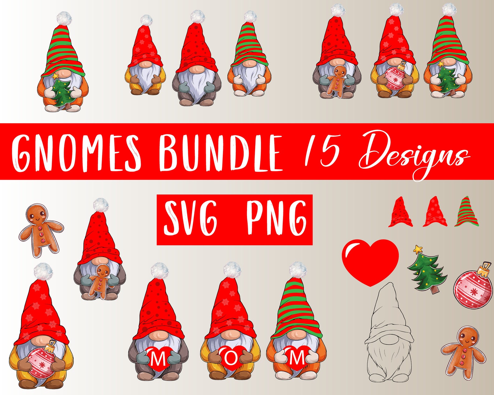 Gnomes Merry Christmas Svg, Gnomies Svg Cut File for Cricut, Christmas ...