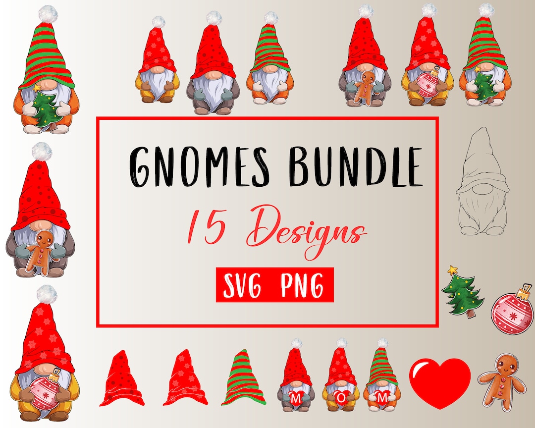 Gnomes Merry Christmas Svg, Gnomies Svg Cut File for Cricut, Christmas ...