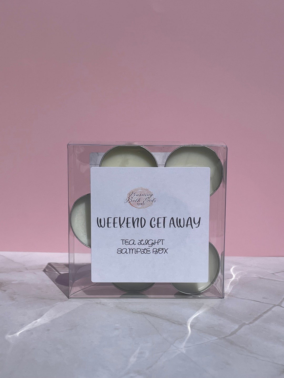 Weekend Getaway Tea Light Sample Box/soy Candles - Etsy