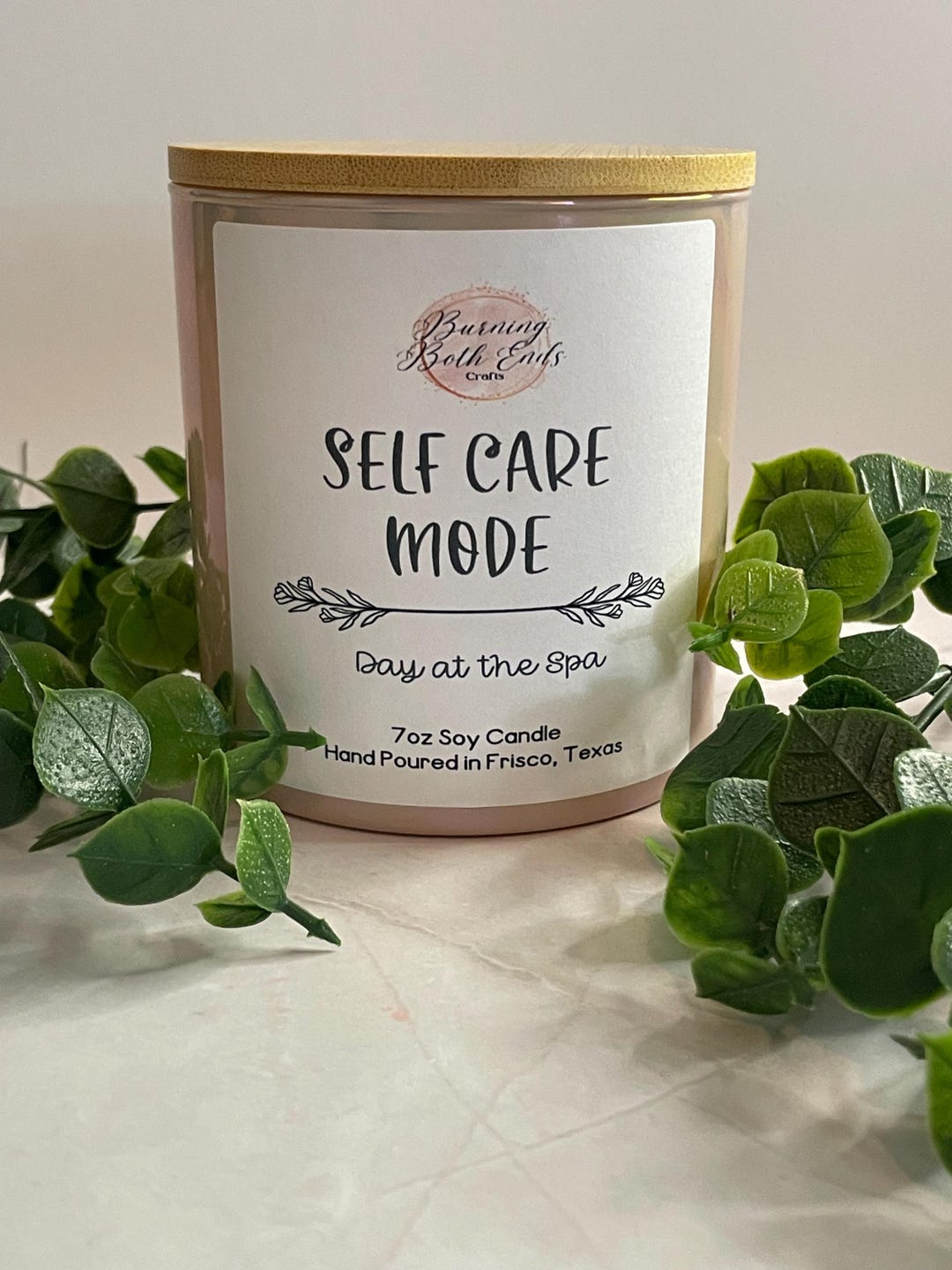 7oz Soy Candle Self Care Mode Spa Scented Wood Wick - Etsy