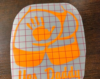 Yes Daddy Booty Slap Vinyl Decal - Etsy