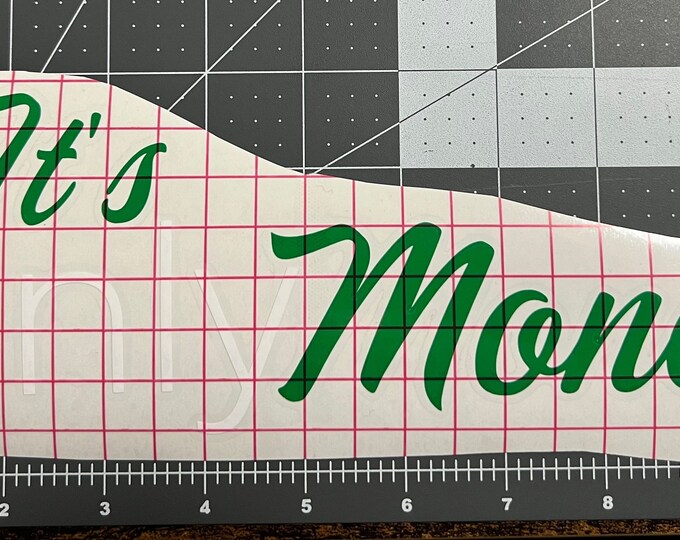 It’s Only Money Decal - Etsy