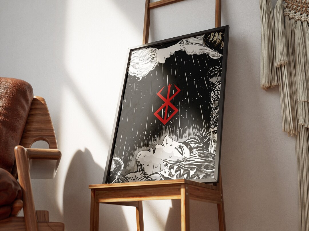 Berserk Manga Poster, Berserk Digital Poster, Anime Manga Poster, Anime ...