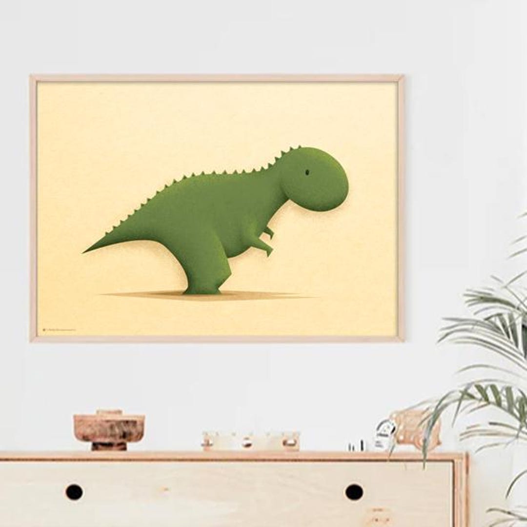 T-rex Dinosaur Poster - Etsy