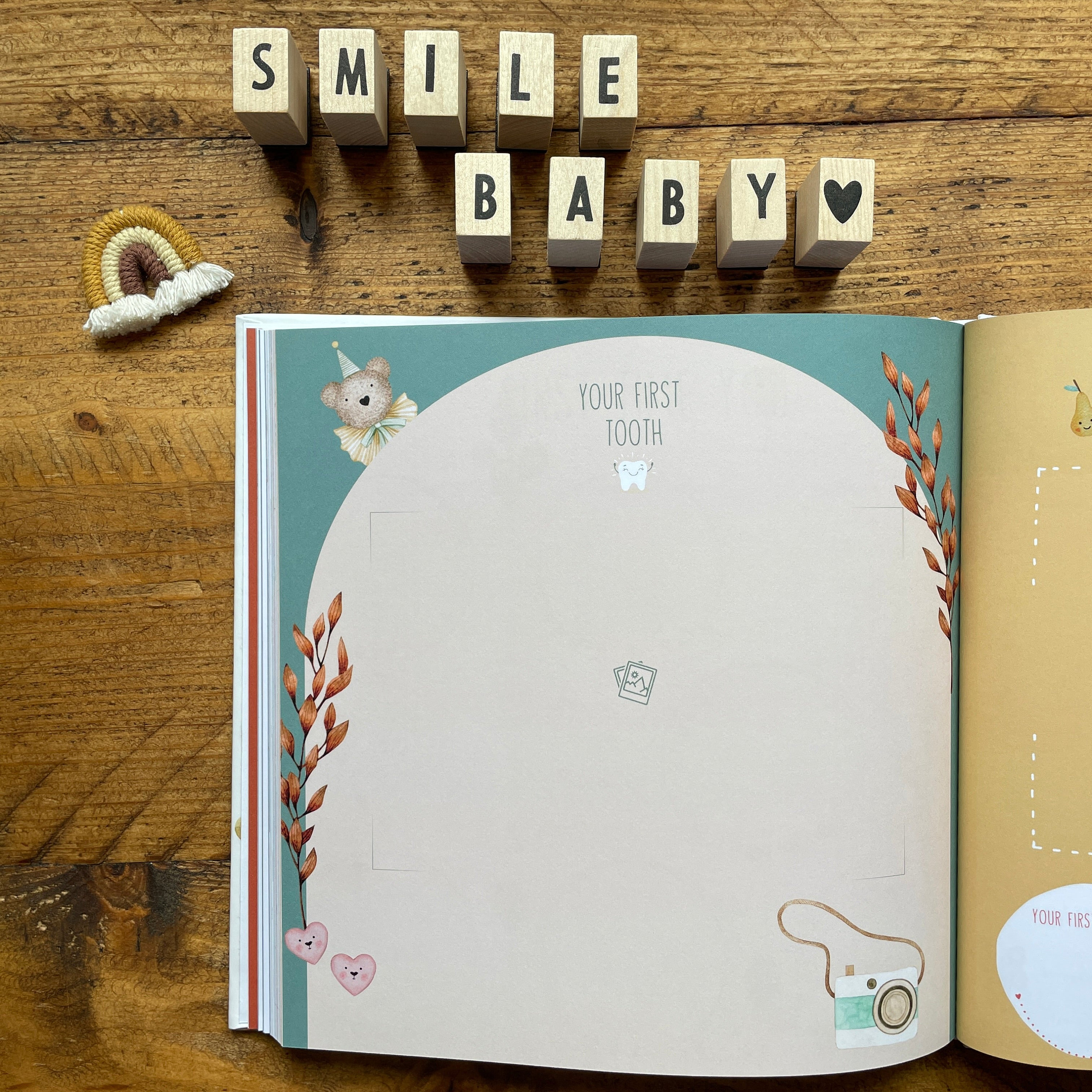 Baby Memory Book Photo Keepsake Journal to Record Special Moments in ...