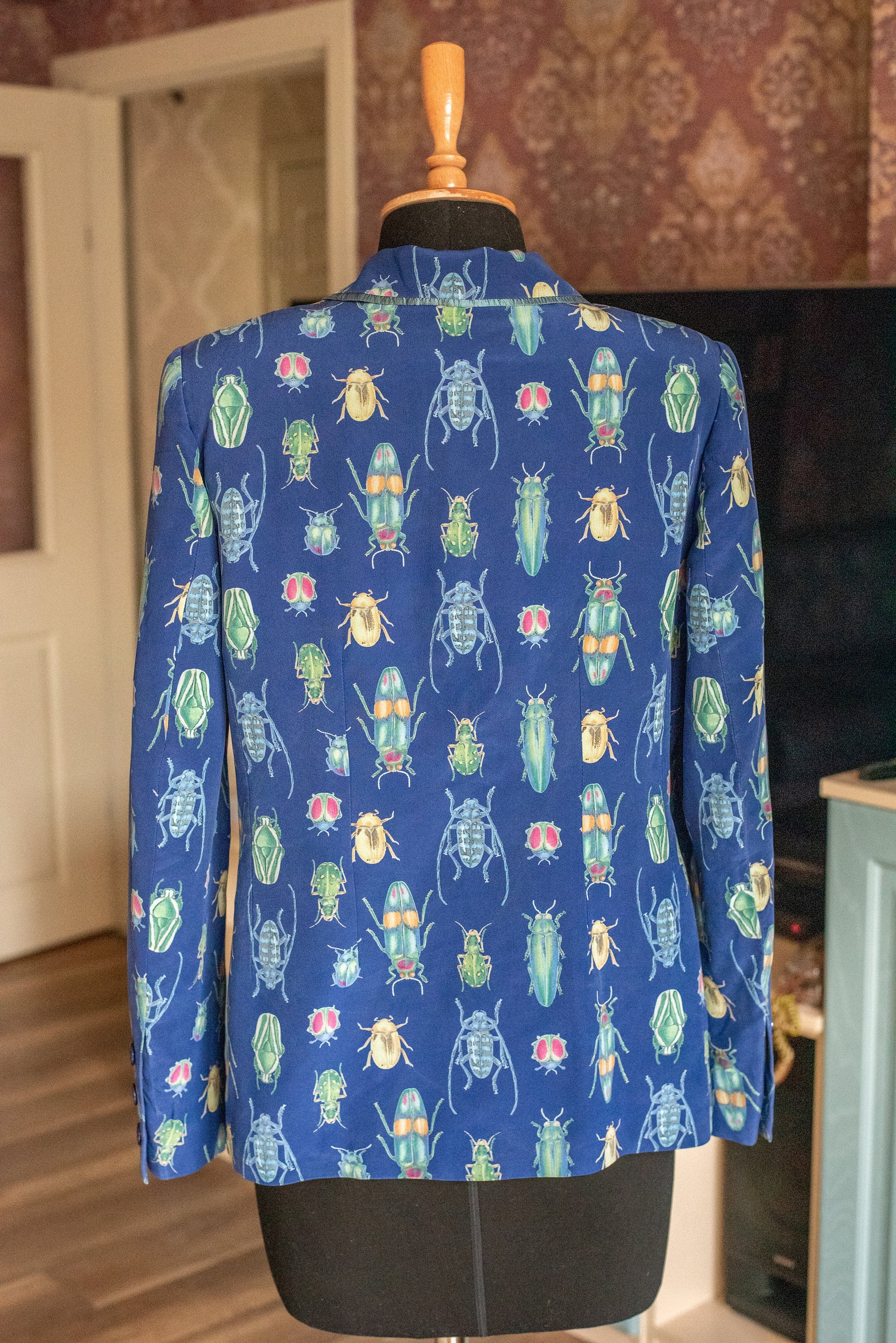Vintage Bug Insect Printed Blazer / Olivier Mauge Couture - Etsy