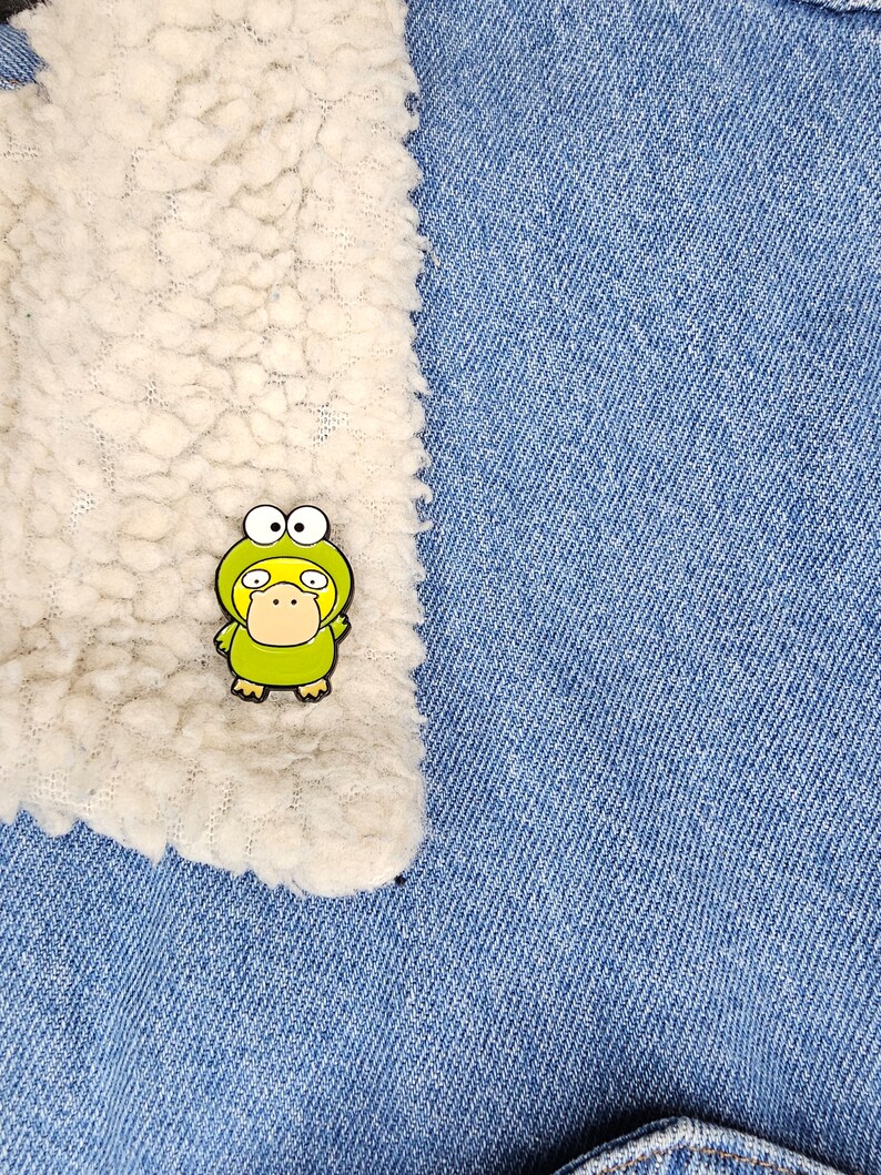 Psyduck Keroppi Hello Kitty Pokémon Enamel Pin/brooch - Etsy