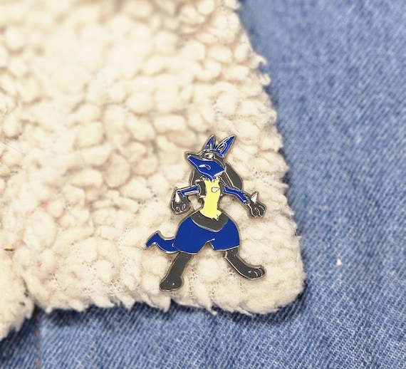 Lucario Pokémon Enamel Pin Pocket Monster Collectible… - Gem
