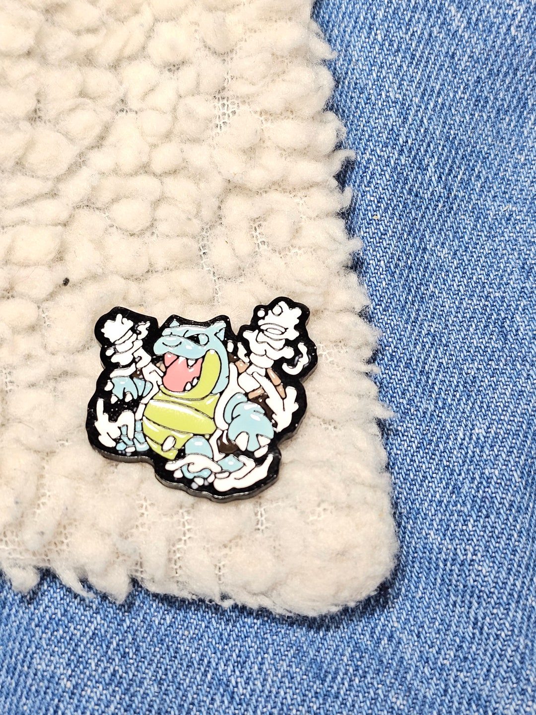 Blastoise Pokémon Enamel Pin Pocket Monster Collectible Brooch ...