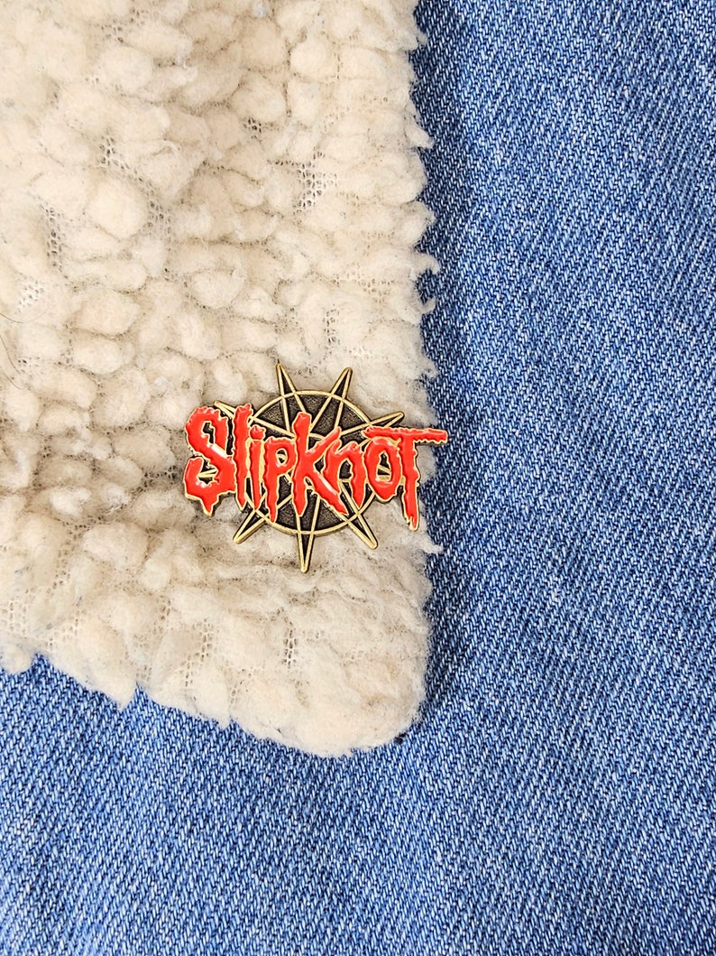 Slipknot Rock Band Rocker Enamel Pin Festival Hat and Lapel Vintage ...