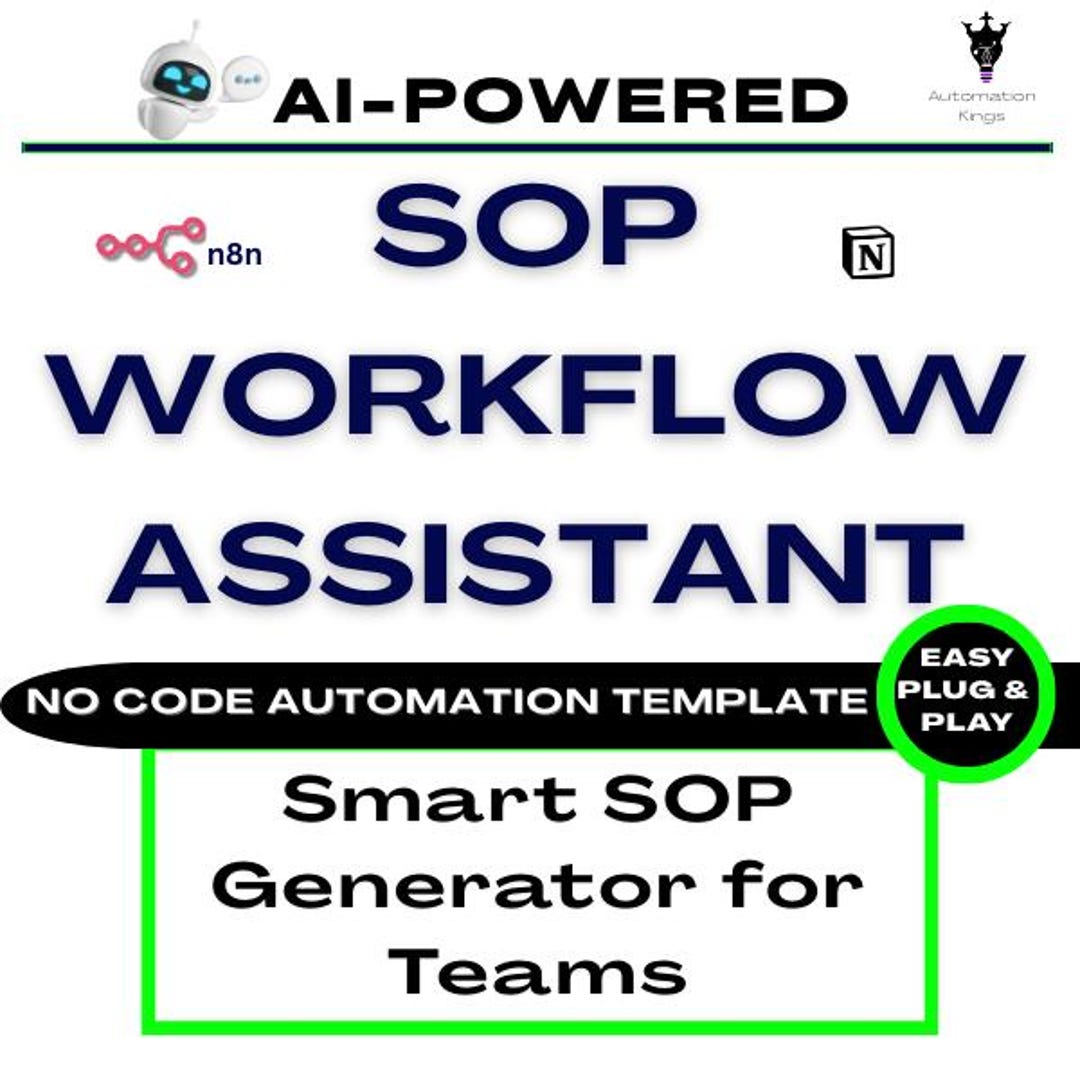 Dynamic Ai-powered SOP Creator N8N Workflow for Notion | Automated ...