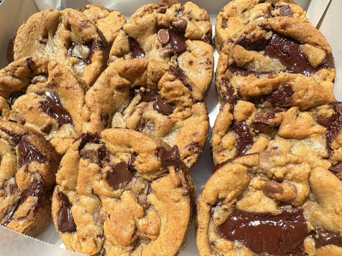 Dark Chocolate Chunk Deep Dish Cookie Recipe - Etsy