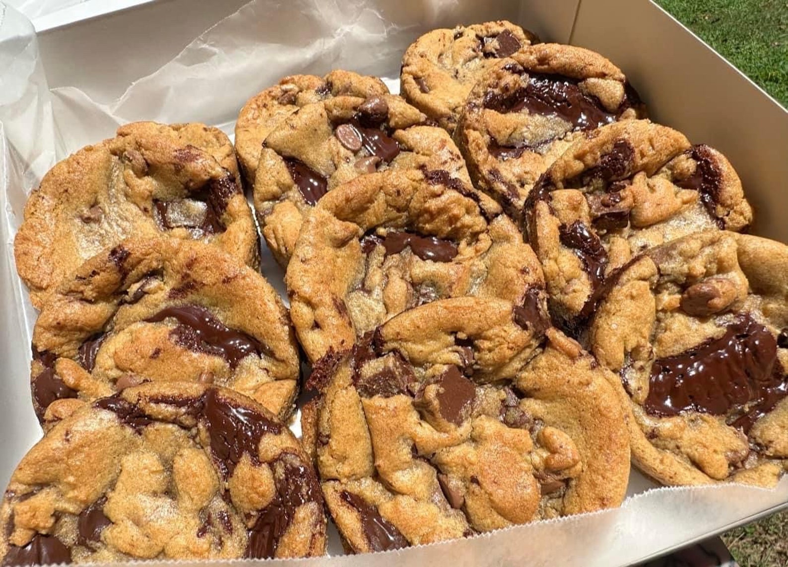 Dark Chocolate Chunk Deep Dish Cookie Recipe - Etsy