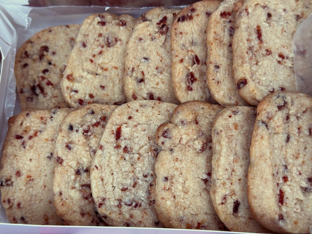 Maple Bacon Shortbread Cookie Recipe - Etsy