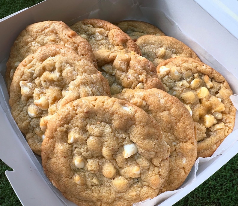 White Chocolate Macadamia Nut Cookie Recipe | Drop Cookie Recipe | - Etsy