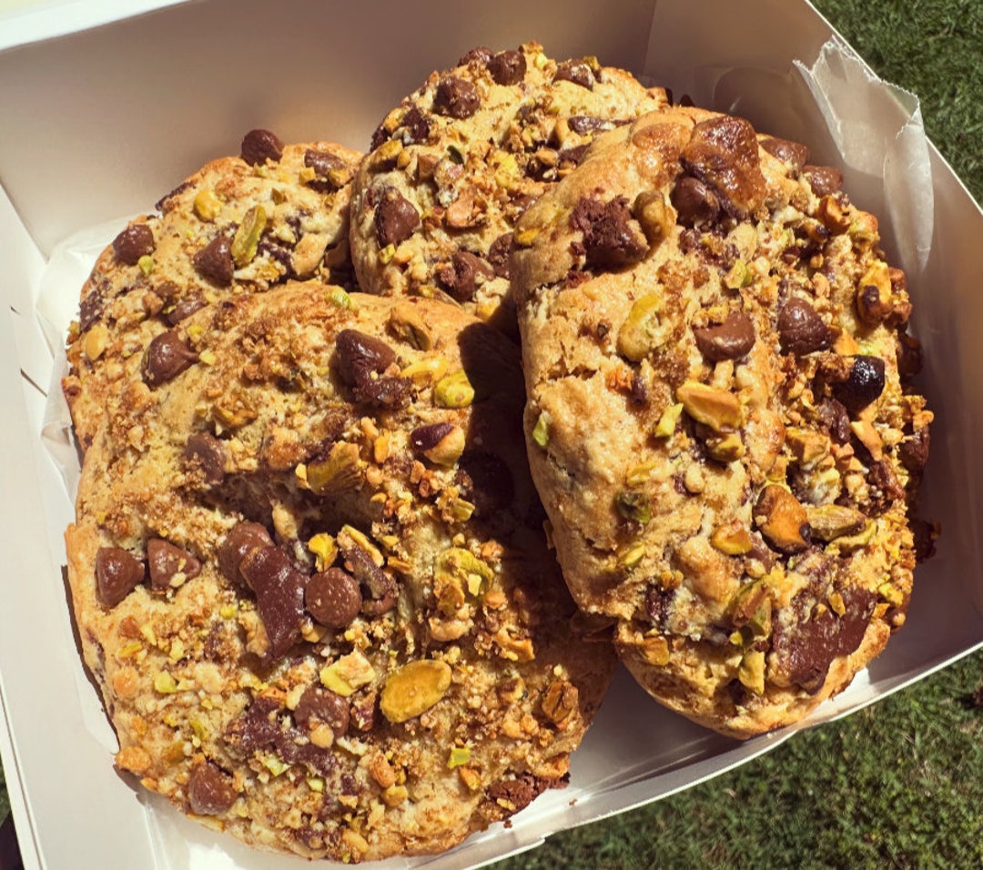 Halvah Pistachio Chocolate Chip Bakery Gourmet Cookie Recipe - Etsy