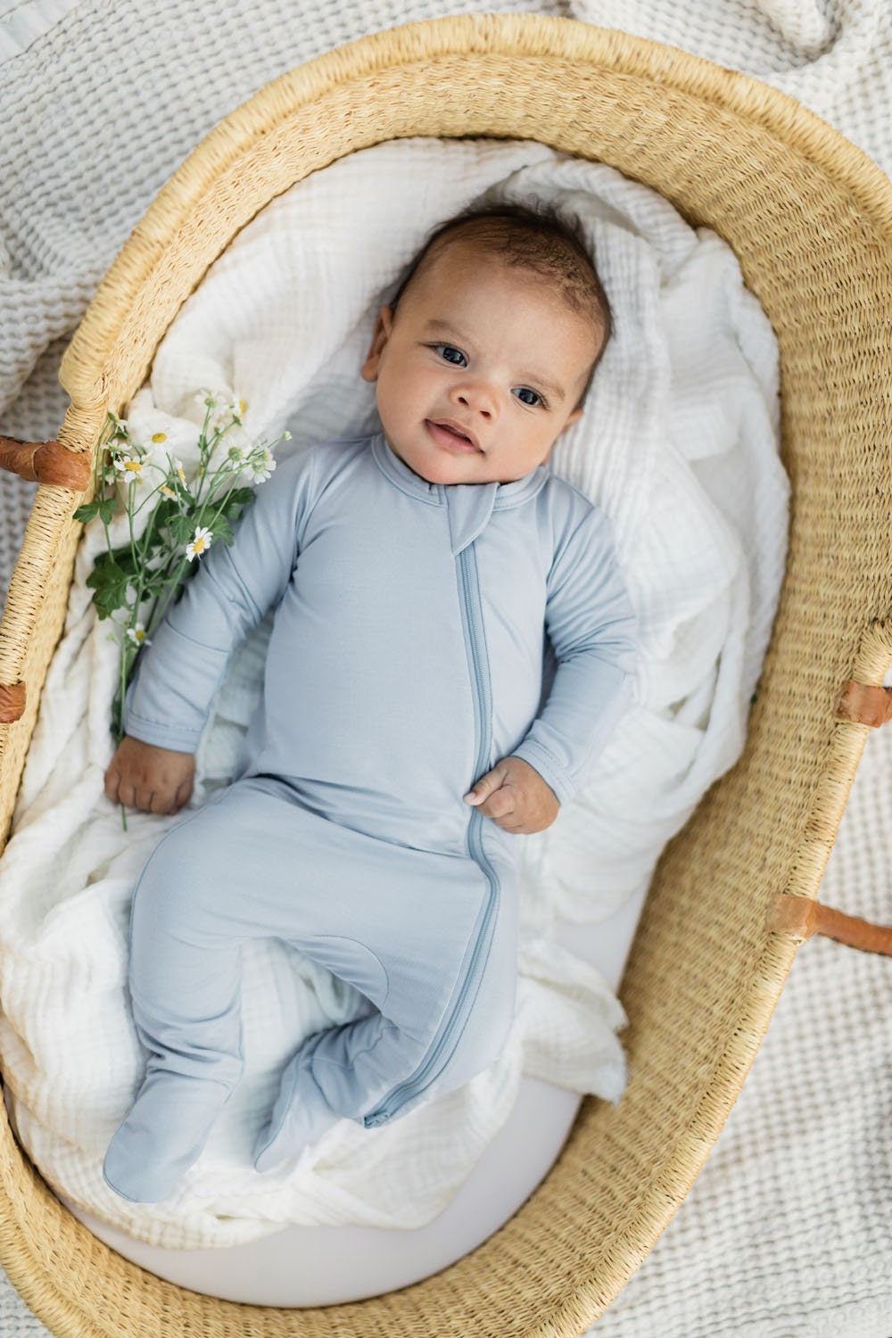 Bamboo Footed Pajamas Coming Home Outfit for Baby Boy Ethical Sleepwear ...
