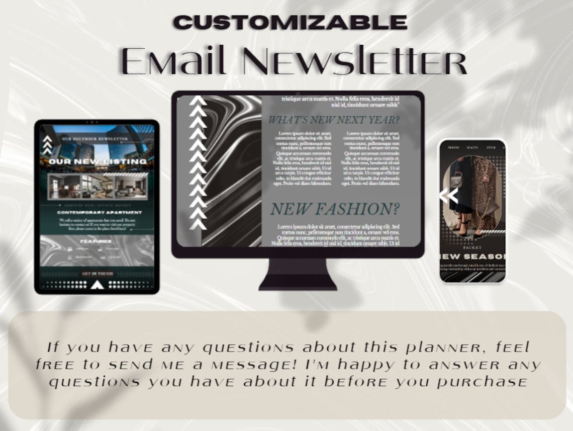 Customizable Email Newsletter Templates for Every Business, Unlock ...