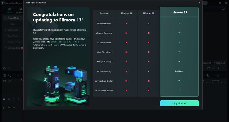 Buy Wondershare Filmora 13 Full Version Lifetime Online in India - Etsy