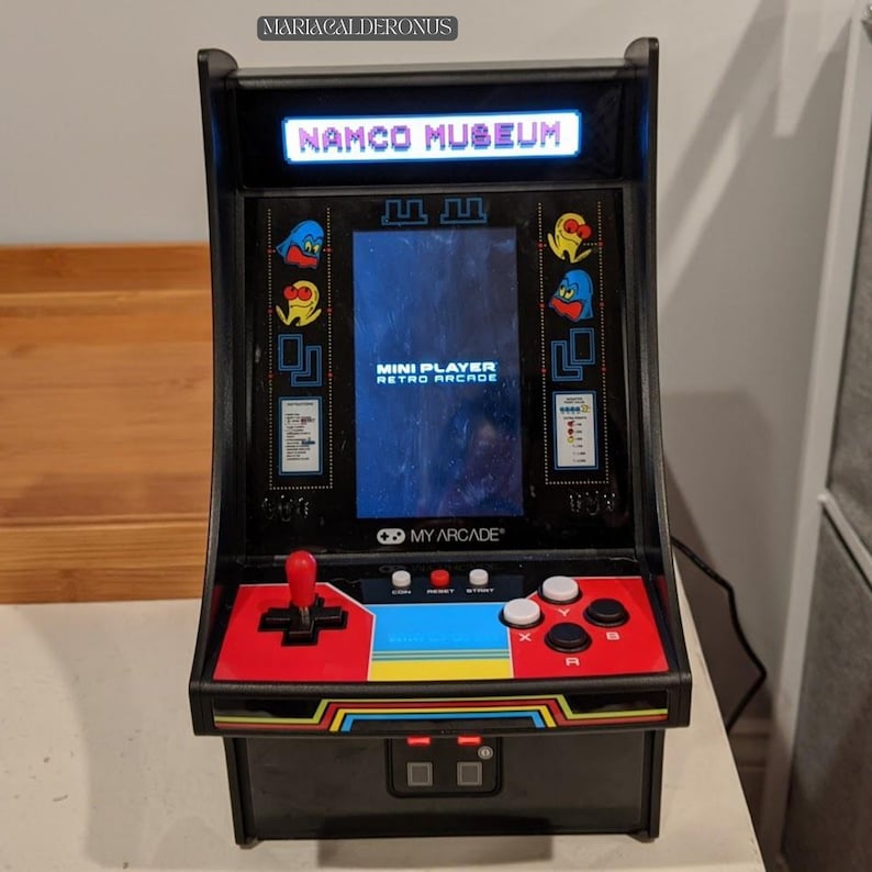 Mini Player Arcade Machine With 20 Built-in Games, Pac-man, Galaga ...