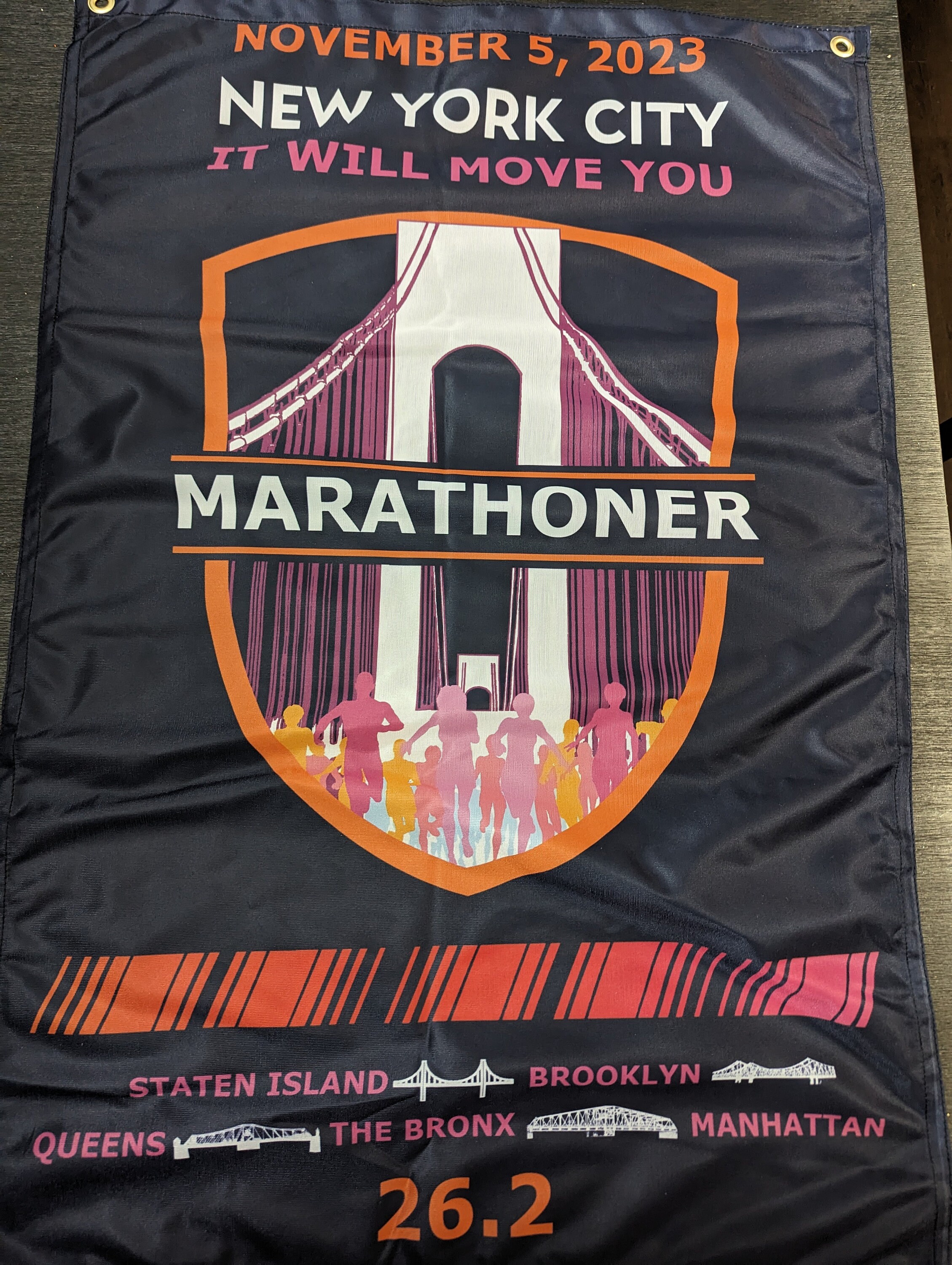 NYC Marathon Flag - Etsy
