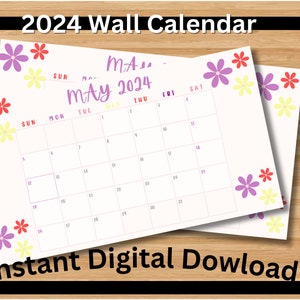 Blank May Calendar, Printable May Calendar , Classroom Calendar ...