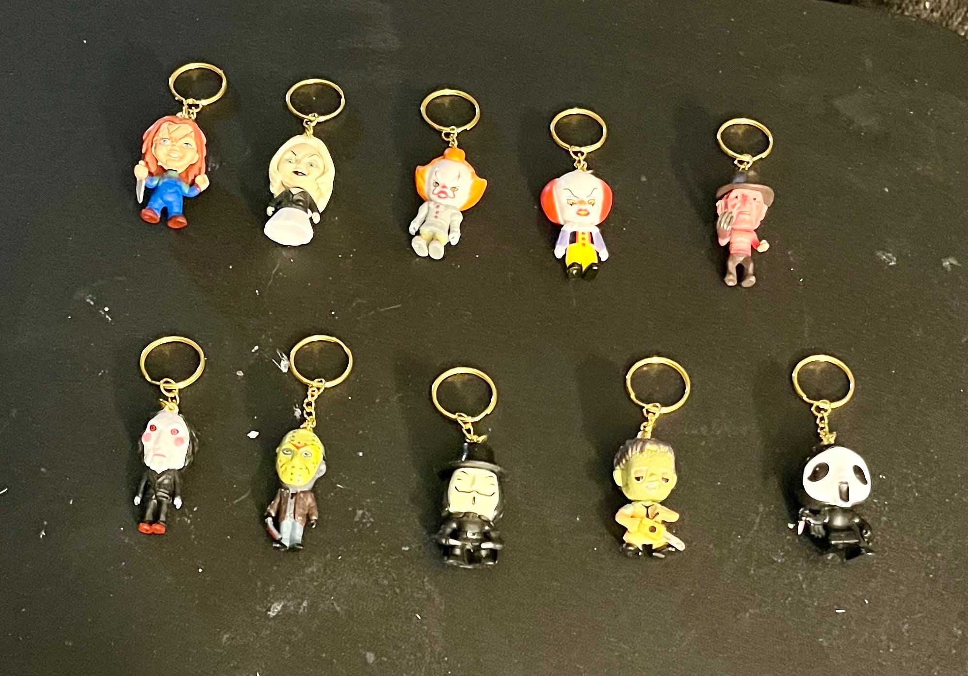 Creepy Cute Horror Character Keychains Select Your Favorite Spooky ...