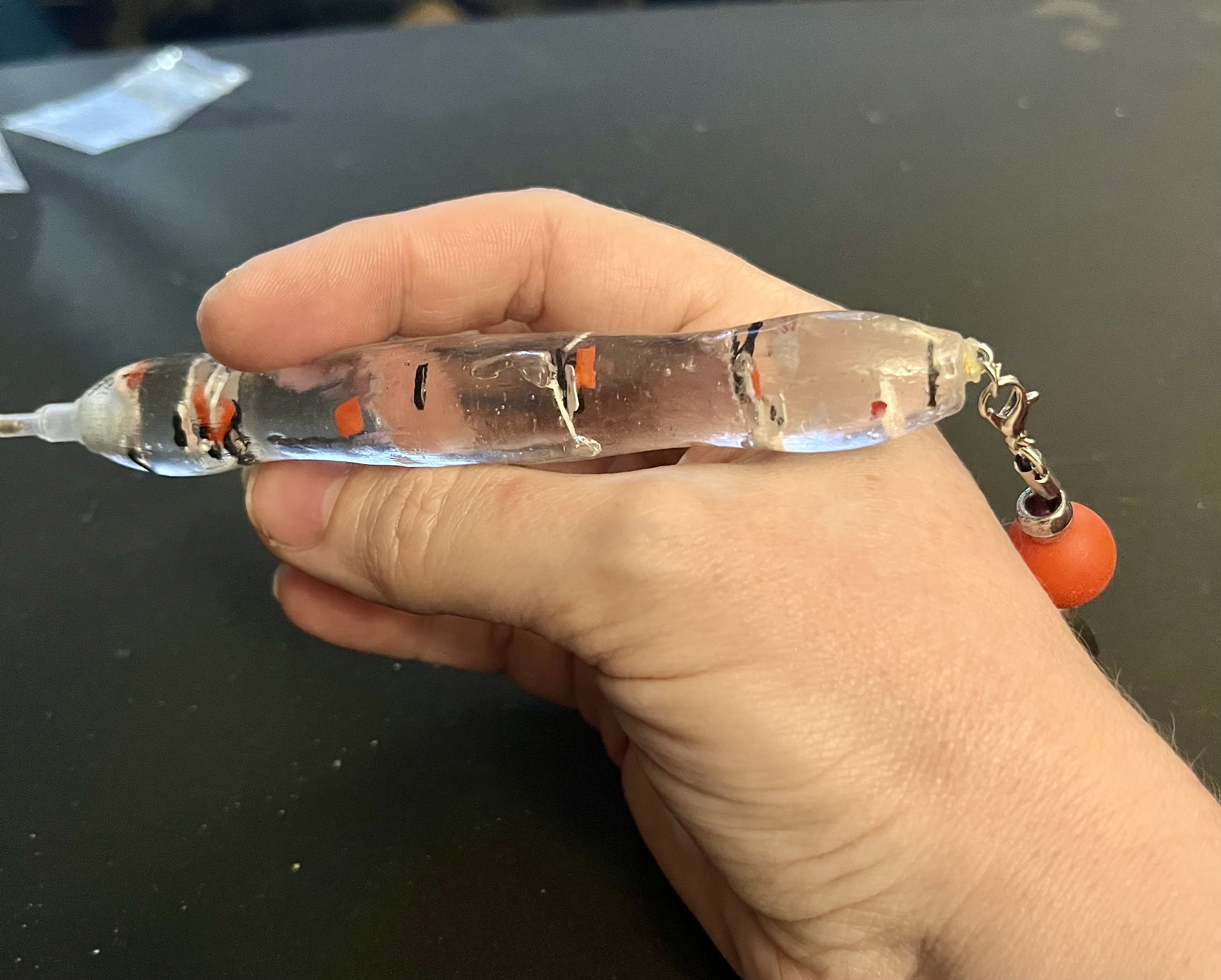 Handcrafted Ergonomic Diamond Painting Pen gambler Clear With Poker ...