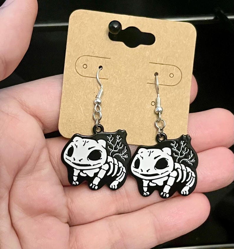 Funky Spooky Gothic Halloween Earrings by Loves2craft Bootique - Etsy