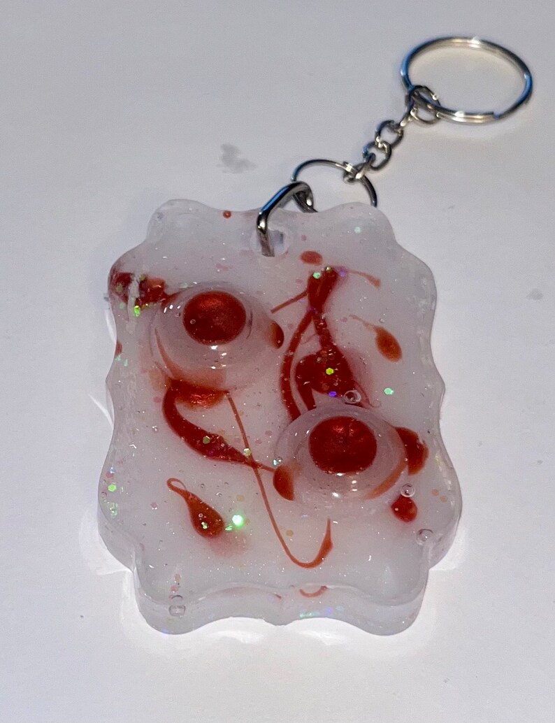 Horror Keychains Creepy Chic Resin Charms for Spooky Accessory Lovers ...