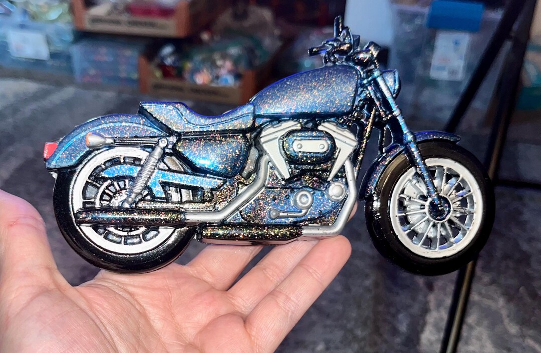 Handmade Resin Motorcycle Wall Art: Custom Painted Decor - Etsy