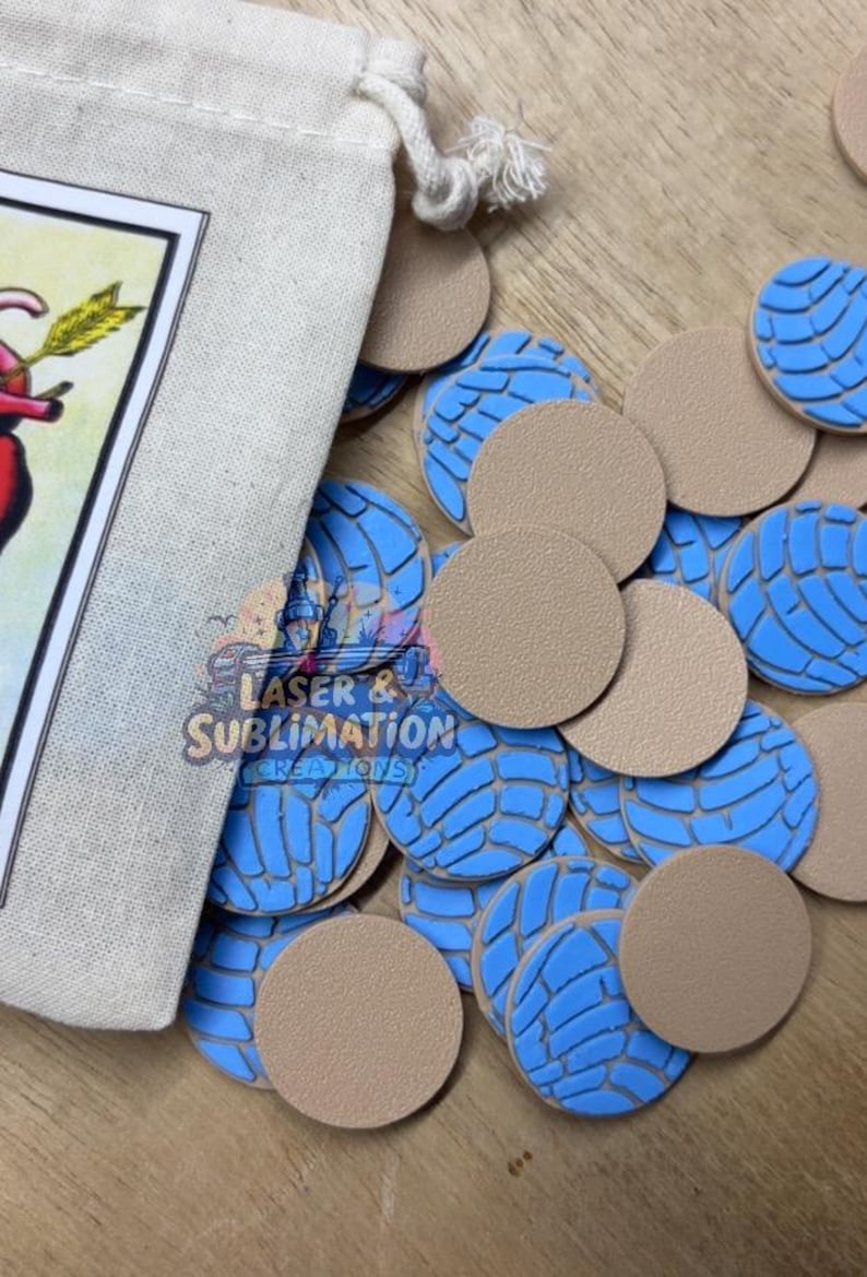 Loteria Game Concha Chips, Mexican Bingo, Party Favors, Pan Dulce ...