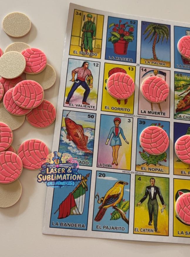 Loteria Game Concha Chips, Mexican Bingo, Party Favors, Pan Dulce ...