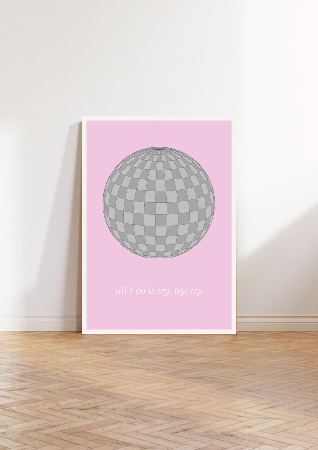 Mirrorball Poster Taylor Swift Poster Pink Poster DIGITAL DOWNLOAD - Etsy