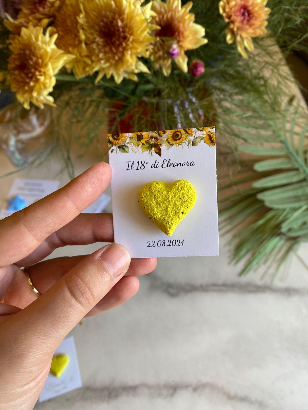 Sunflower Plantable Personalized Wedding Seed Favors Seed Packet-seed ...