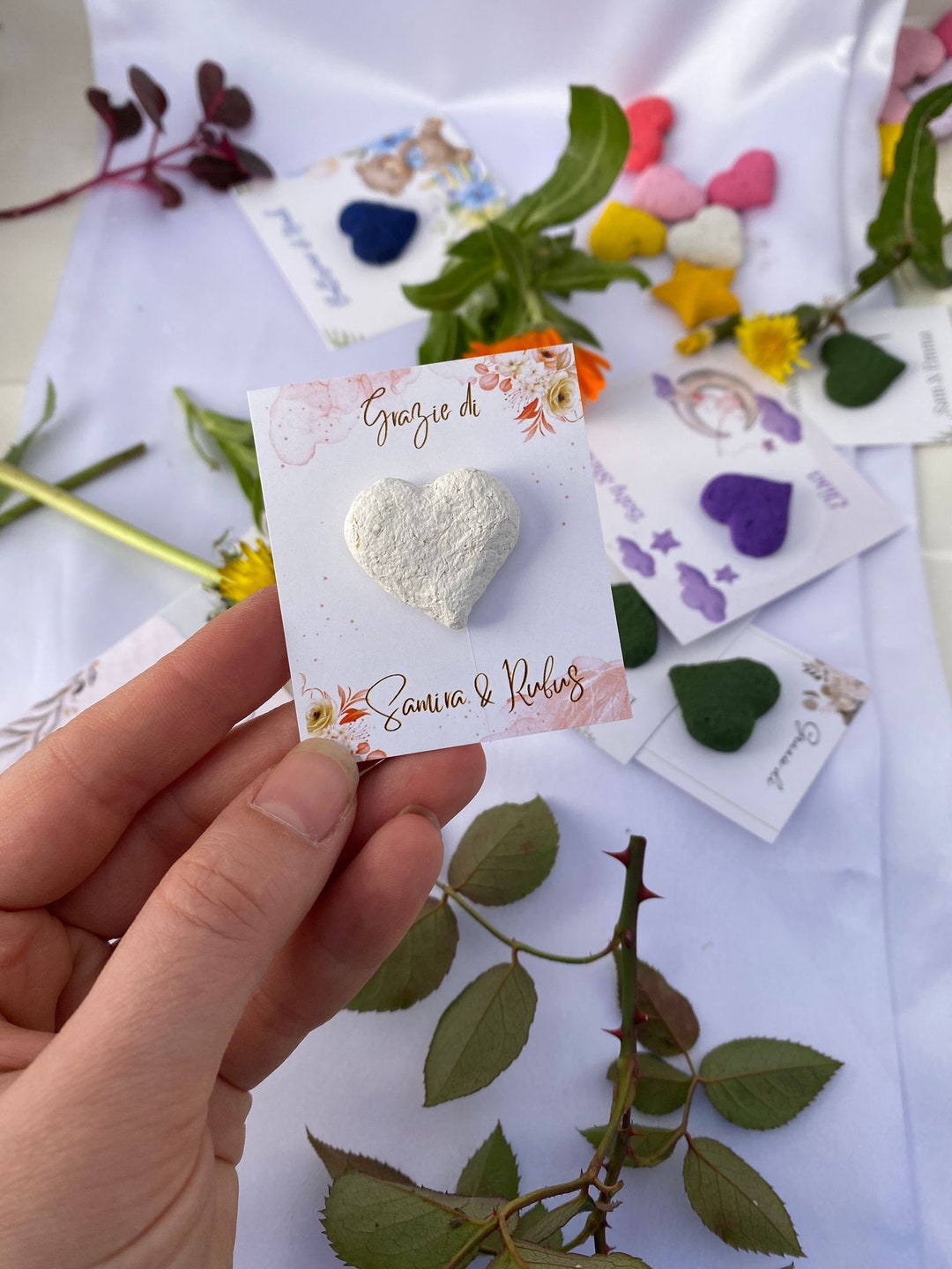 Plantable Personalized Wedding Seed Favors Seed Packet-seed Paper Baby ...