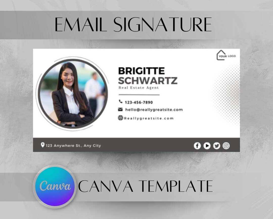 Customizable Email Signature Design for Real Estate Professionals ...