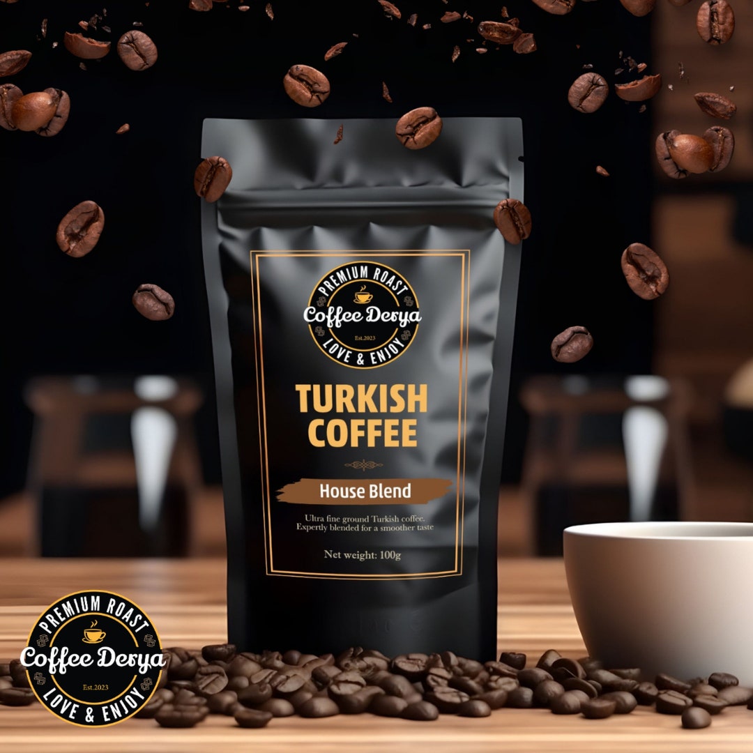 Coffee Derya Turkish Coffee Ground House Blend 100 G - Etsy