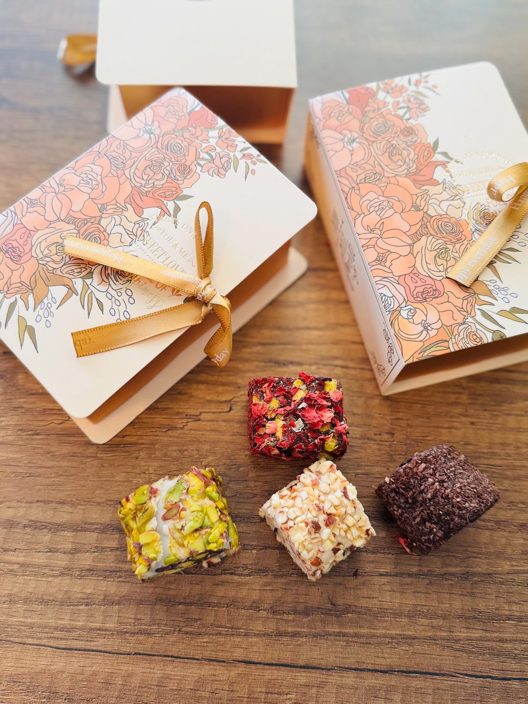 Turkish Delight Mix Luxury Book Gift Box 13x9x4.5cm/200g Turkey ...