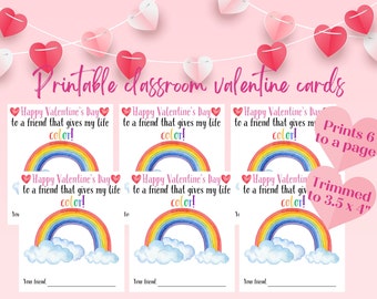 Turtle Classroom Valentines Printable Valentines Day Cards for Kids ...