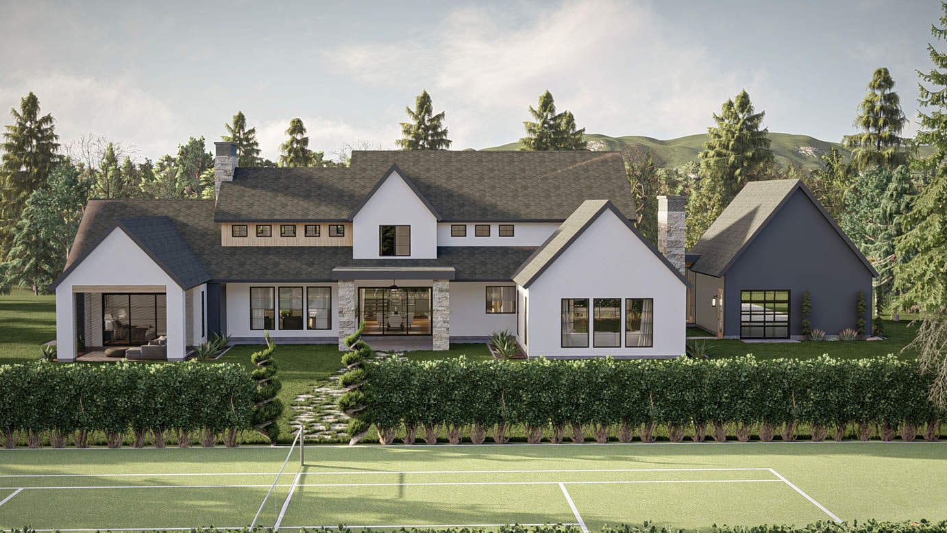 Online House Exterior Design, 3D Architectural Rendering, Realistic ...