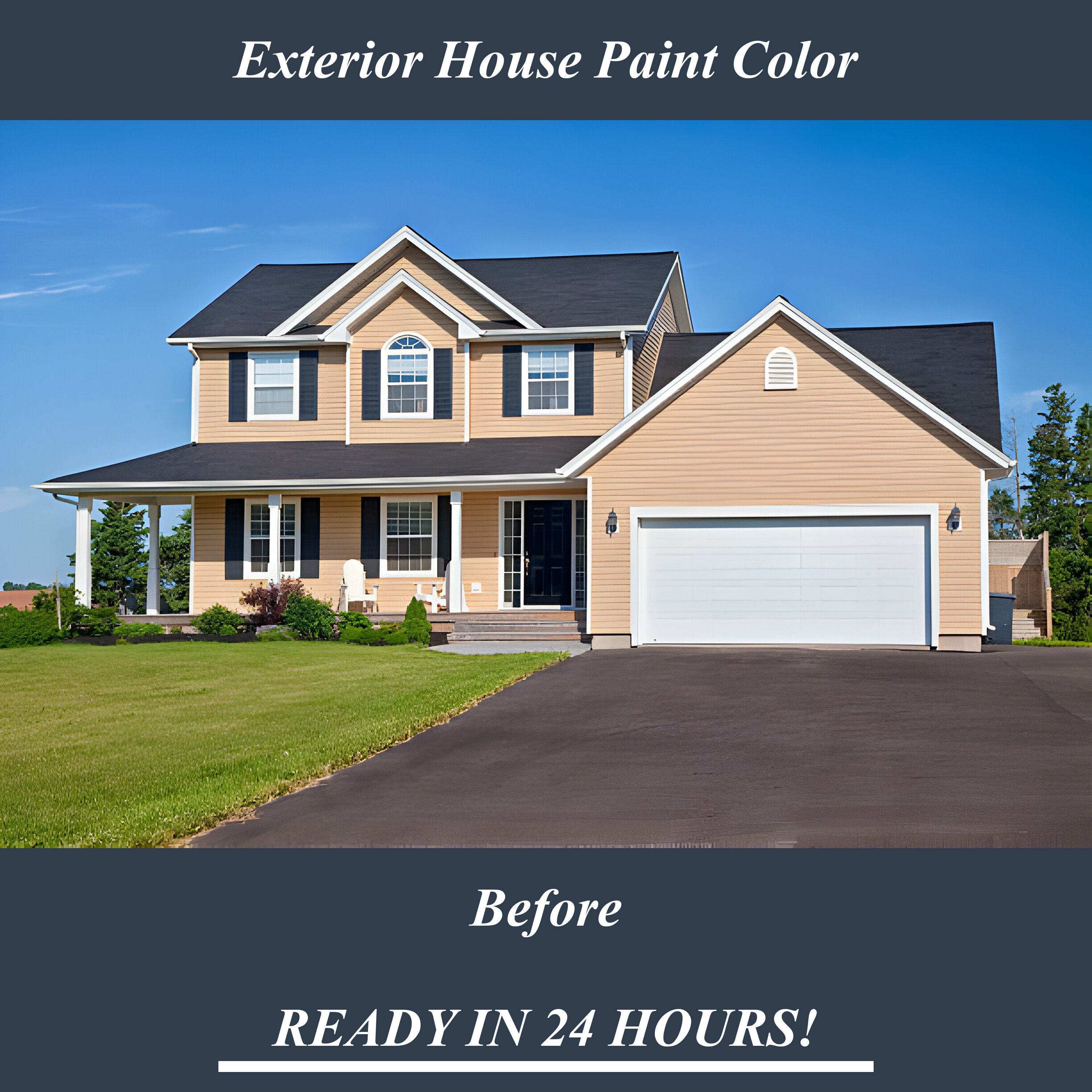 Home Exterior Color Change, Exterior Paint Consultation, Exterior Color ...