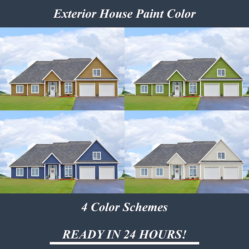 Home Exterior Color Change, Exterior Paint Consultation, Exterior Color ...