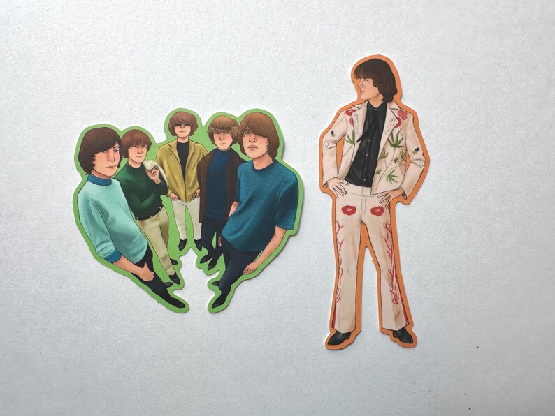 The Byrds / Gram Parsons | Vinyl Art Stickers - Etsy