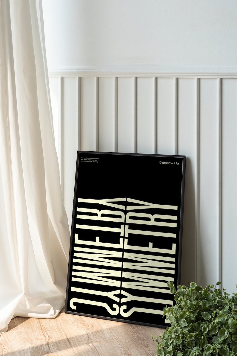 Gestalt Symmetry Poster, Bauhaus Design (digital Download) - Etsy Canada