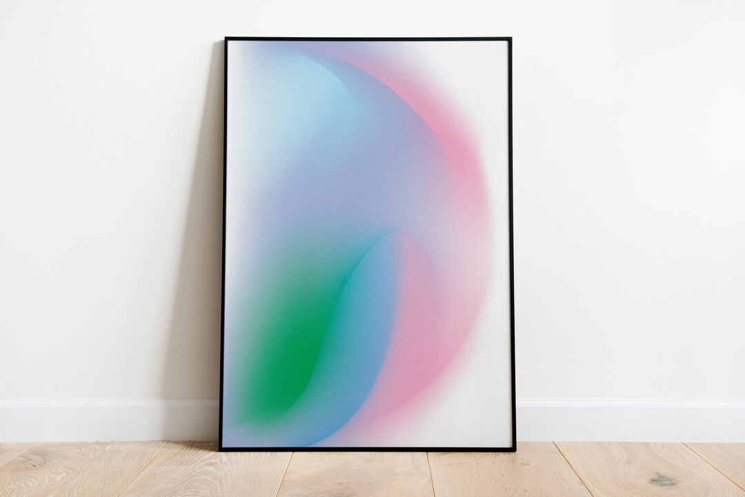 Letter Sign Aura Poster Letters Poster Abstract Art Alphabet Typography ...