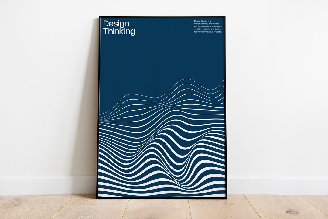 Design Thinking Poster, Bauhaus Poster, Graphic Design Poster ...
