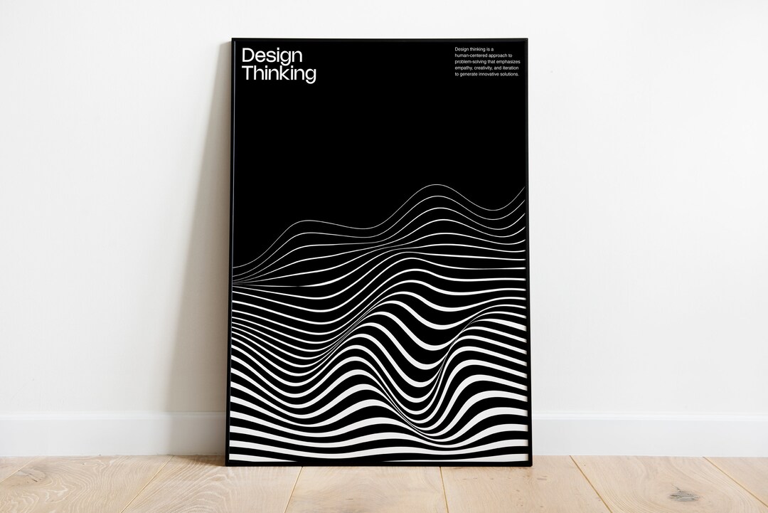 Design Thinking Poster, Bauhaus Poster, Graphic Design Poster ...