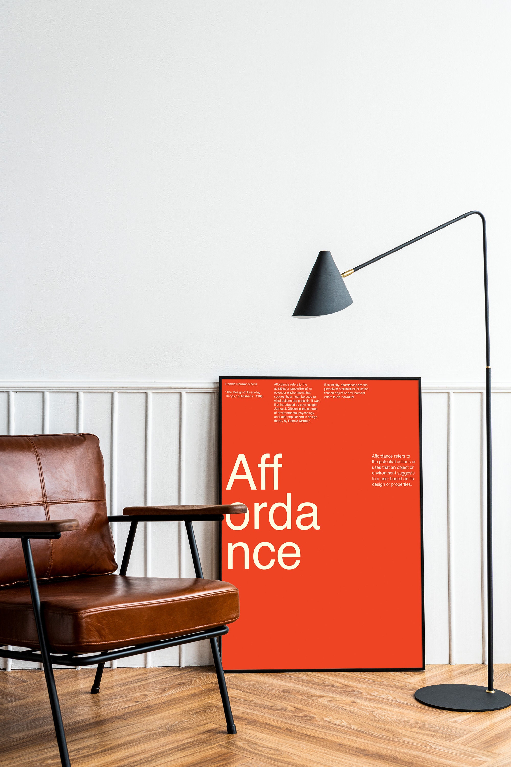 Affordance Poster, Design Thinking Poster, Bauhaus Poster,educational ...