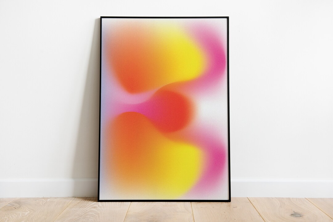 Letter Sign Aura Poster Letters Poster Abstract Art Alphabet Typography ...